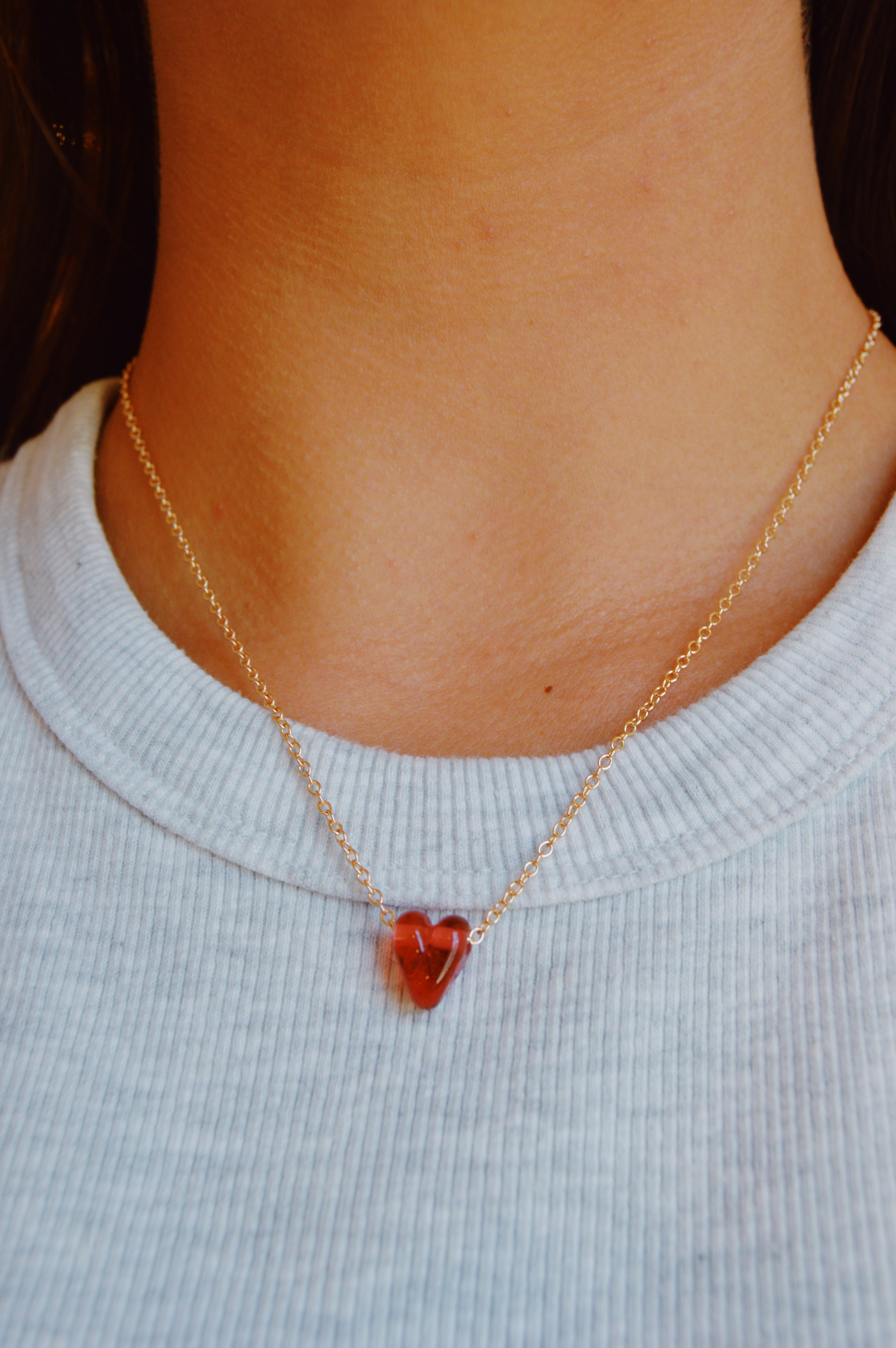 Mini Glass Heart – KK Buteau Designs